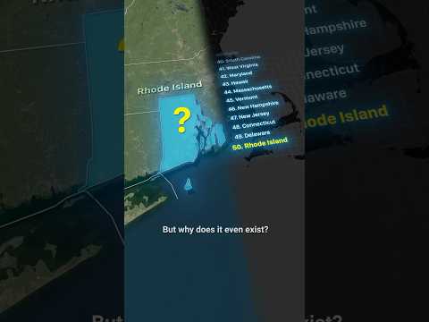 Why Rhode Island Is So Small and Still a State? 🤔 How It Survived 🇺🇸