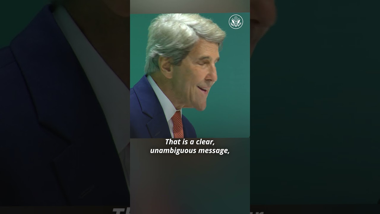 COP28 Ends with a Call to Transition Away from Fossil Fuels | Special Envoy Kerry | 12/13/2023