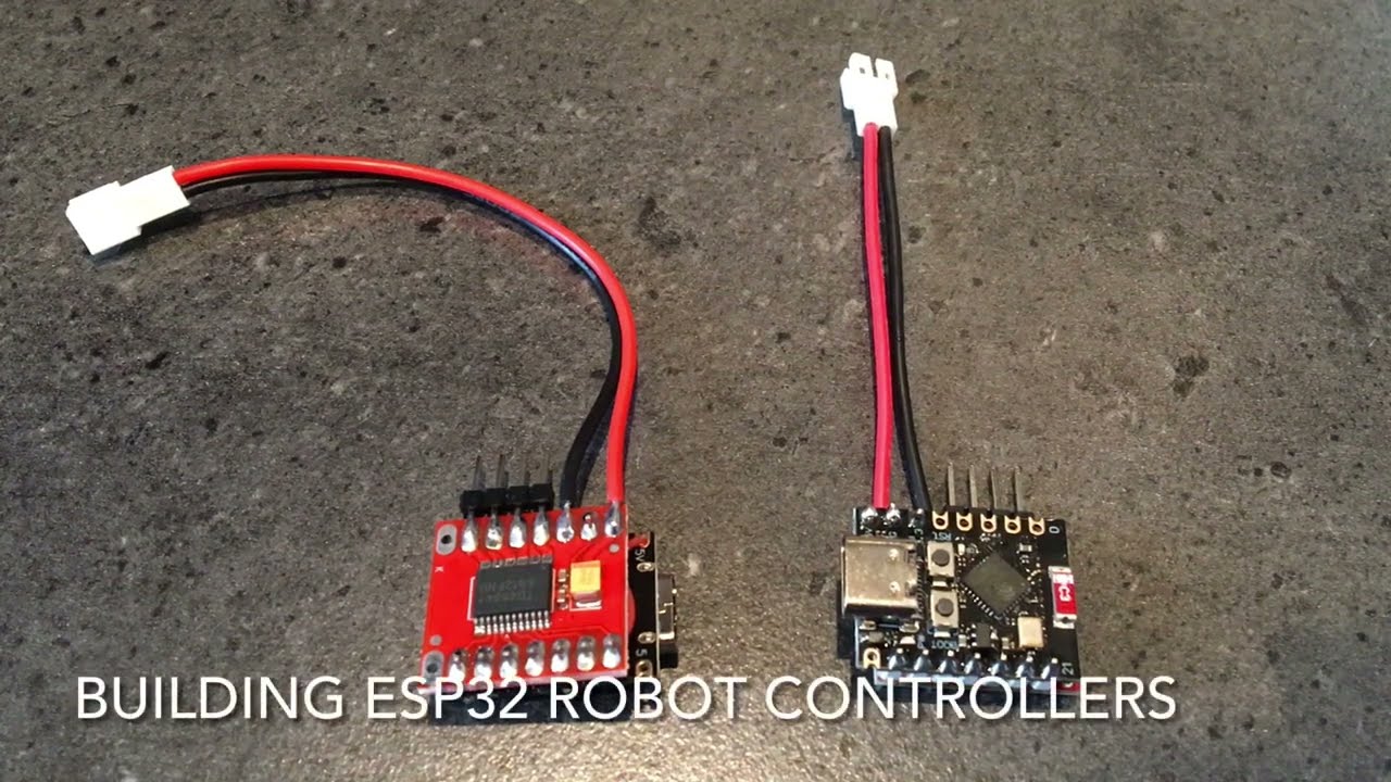 Building ESP32 robot controllers