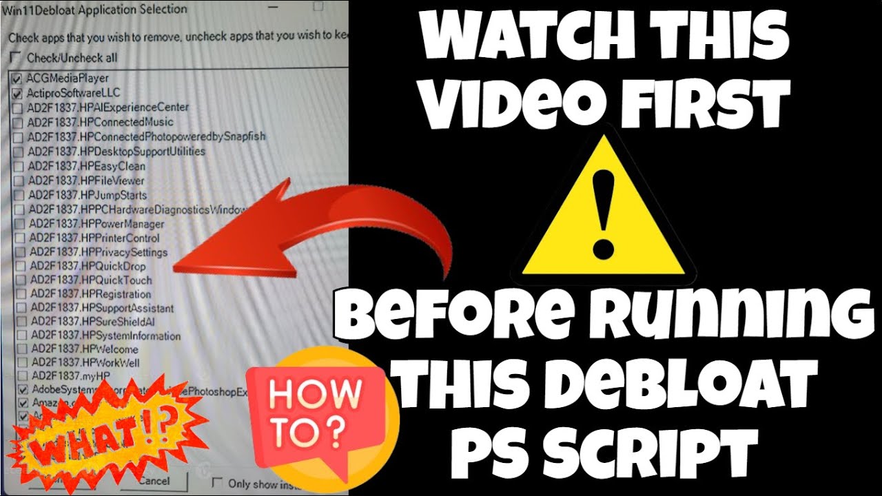 Win11Debloat Github warning | JoeteckTips