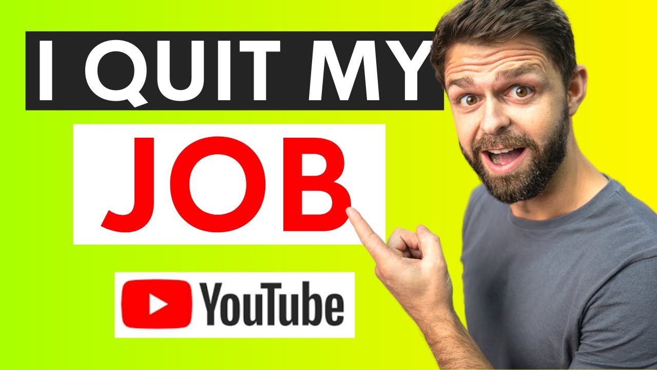 How I QUIT my Job and Started a YouTube Channel