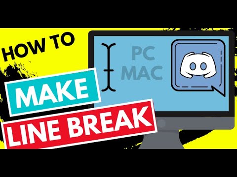 Discord Desktop App: How to GO DOWN a Line (Line Break)