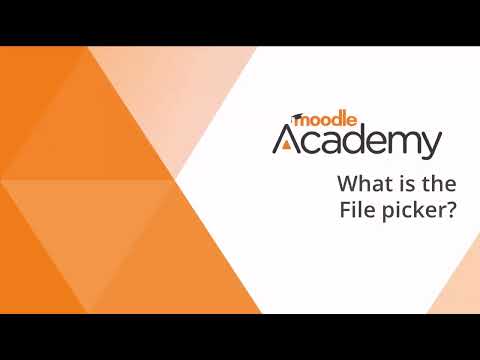 Upload files into Moodle