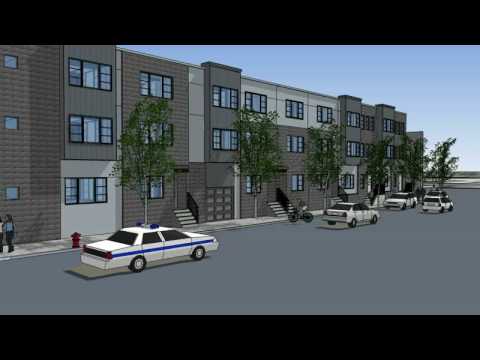 Girard Pointe building site - 3D tour of townhouses in Philadelphia