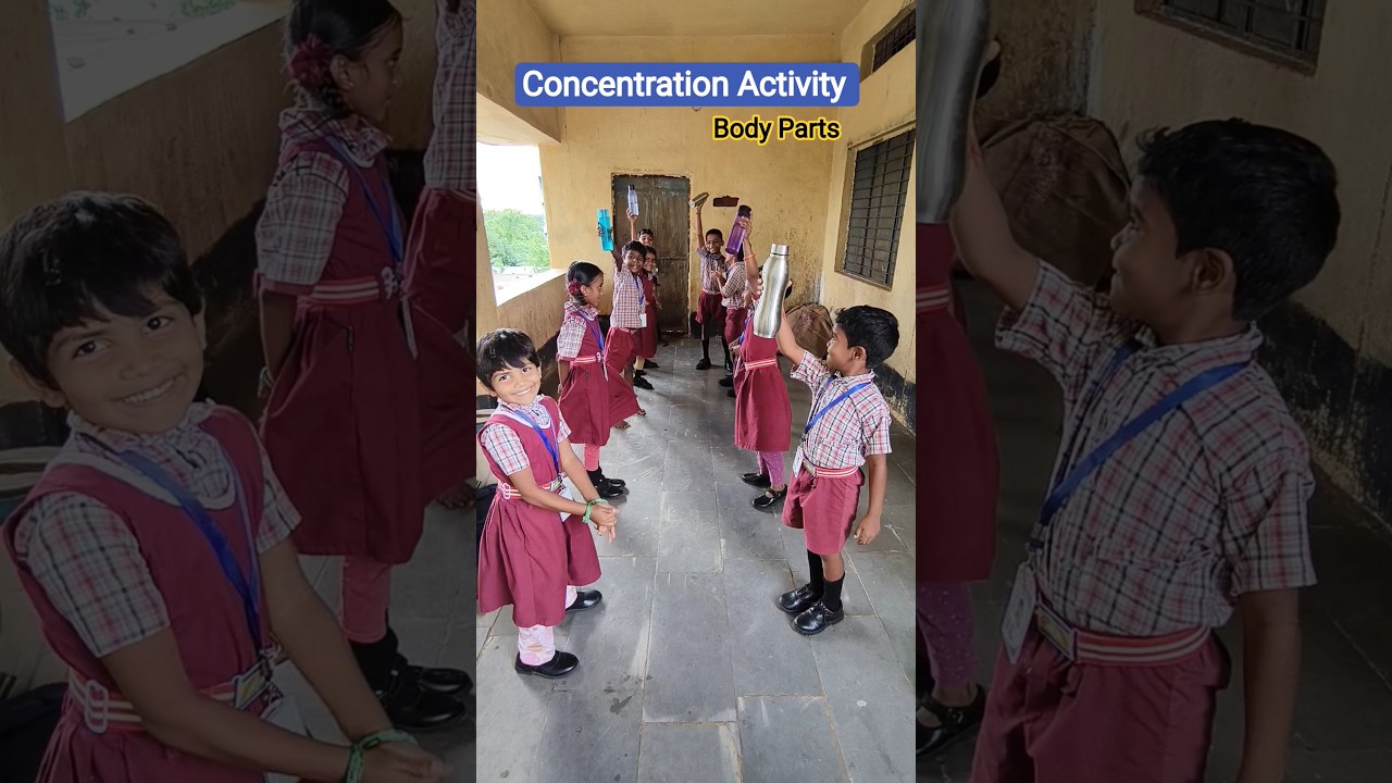 Concentration Activity | Body Parts | Fun game | Teacher Innovation Ideas #fungame #indoorgame #fun