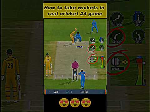 How to take wickets in real cricket 24 game โ
trick and tips โ
๐ฑ #rc24 #shorts