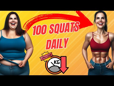 Top 5 Reasons to Do 100 Squats Daily + Follow Along Workout!