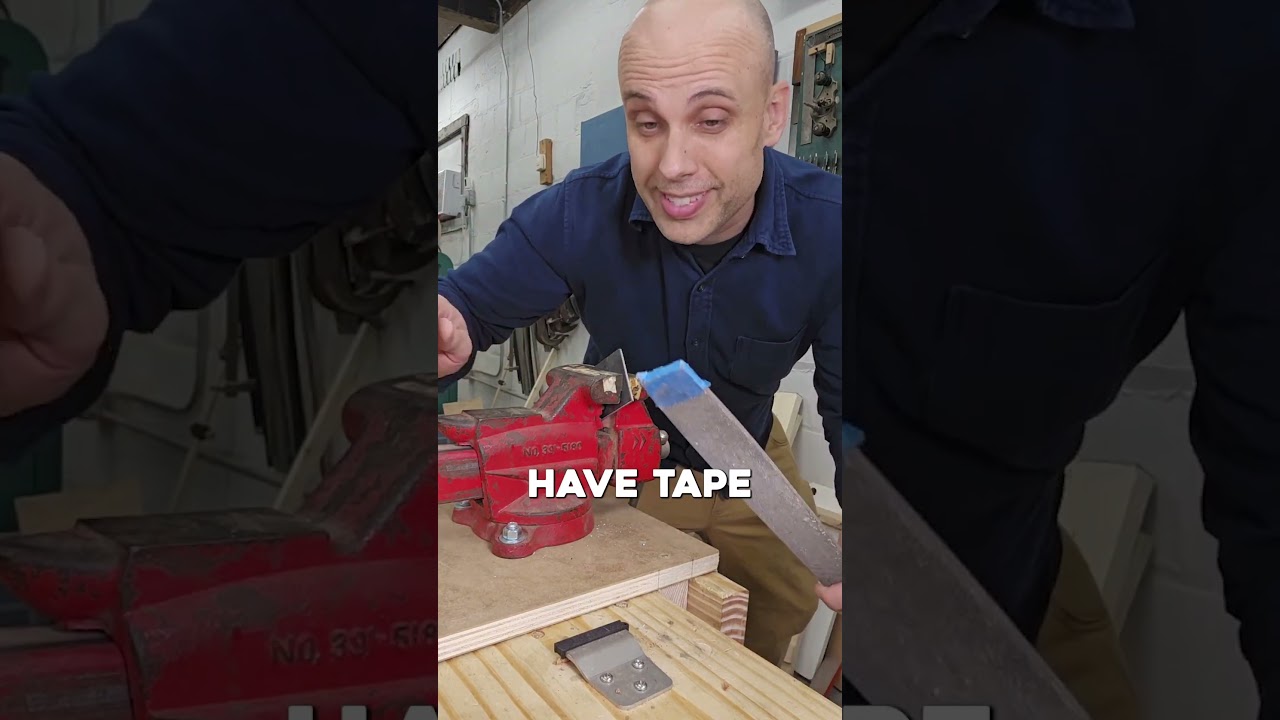 How to Use a Metal File #woodworking #woodworkingtips #diy