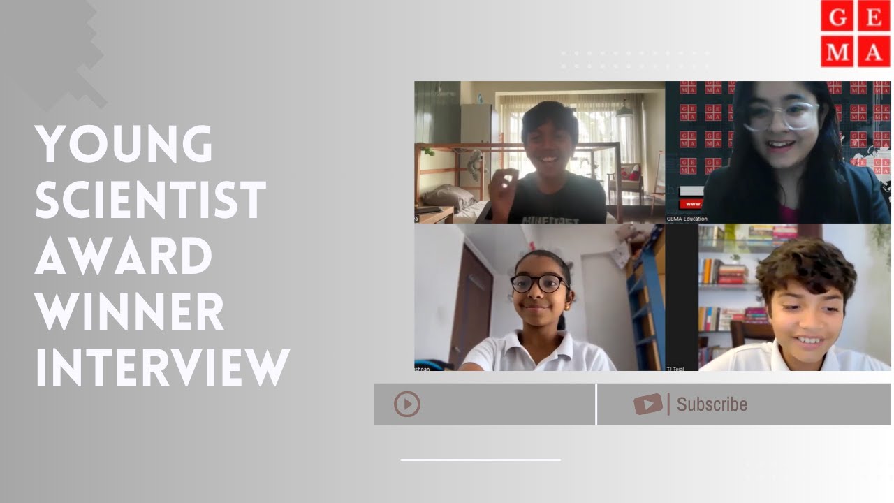 Atharva, Ria and Abeer- Young Scientist Award winner  #education #youngscientists #youtube youtube