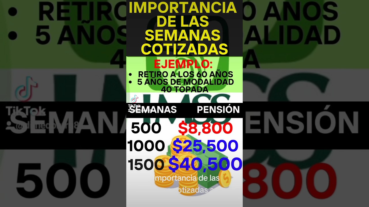 Importancia de Semanas Cotizadas IMSS para tu pensión con Modalidad 40