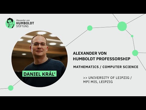 Expert in graph theory: Humboldt Professor Daniel Kráľ