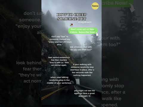 How to Creep Someone Out with Creepy Words and Phrases - Scare Tactics Revealed
