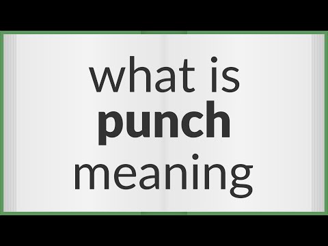 Punch | meaning of Punch