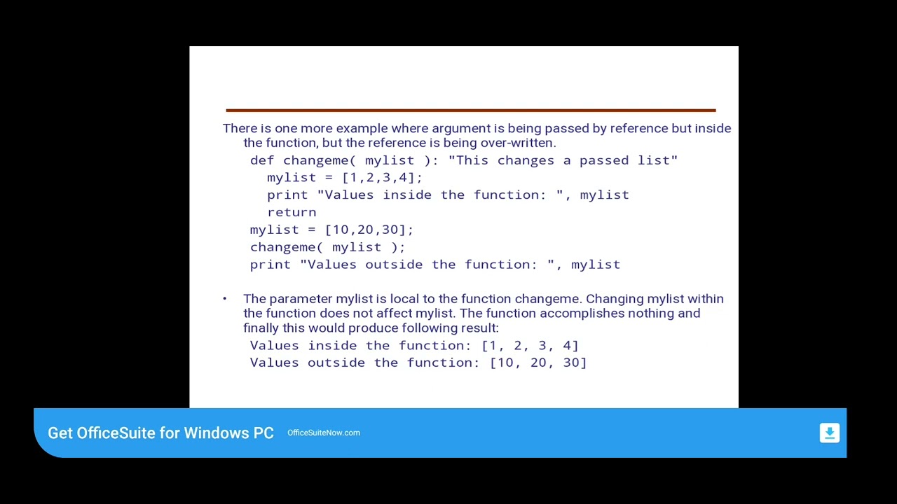 python functions ppt