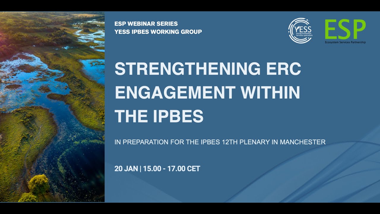ESP YESS Preparatory Webinar for IPBES 12