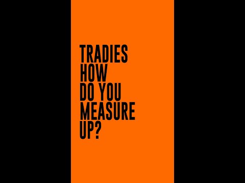 TRADIES - How Do YOU Measure Up? #shorts