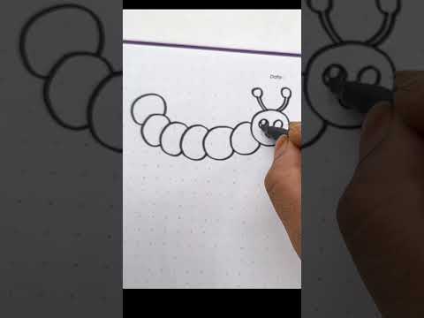 i for insect #insects #catterpillar #drawingforkids #drawingtutorial #art #drawingskill #letsdraw