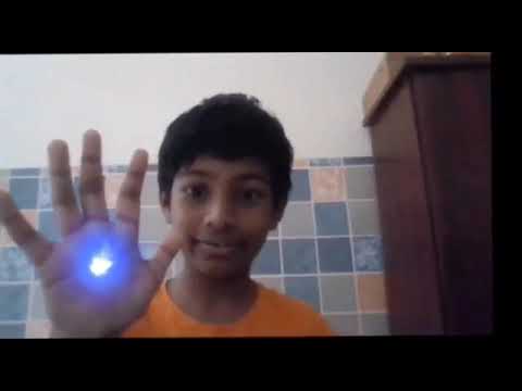 How to make a laser beam that comes from your hand