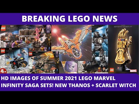 HD Images: LEGO Marvel MCU Infinity Saga Summer 2021 Sets! New Thanos, Black Panther, Iron Man, ++