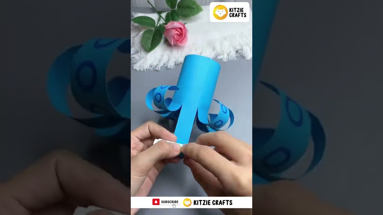 How To Make Paper Octopus For Kids | Easy Paper Crafts | Paper octopus | Kitzie Crafts