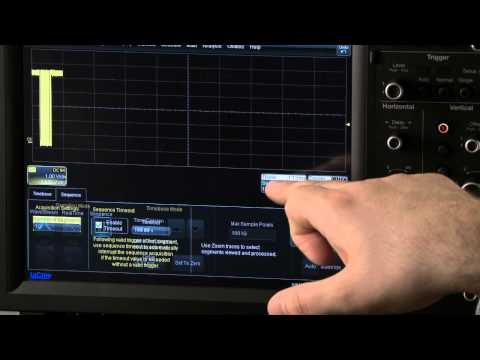 Teledyne LeCroy WaveSurfer Touchscreen User Interface