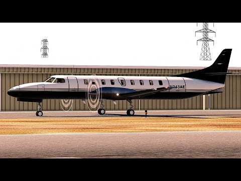 Uncontrollable Takeoff at California's Hawthorne Airport - Metro N343AE