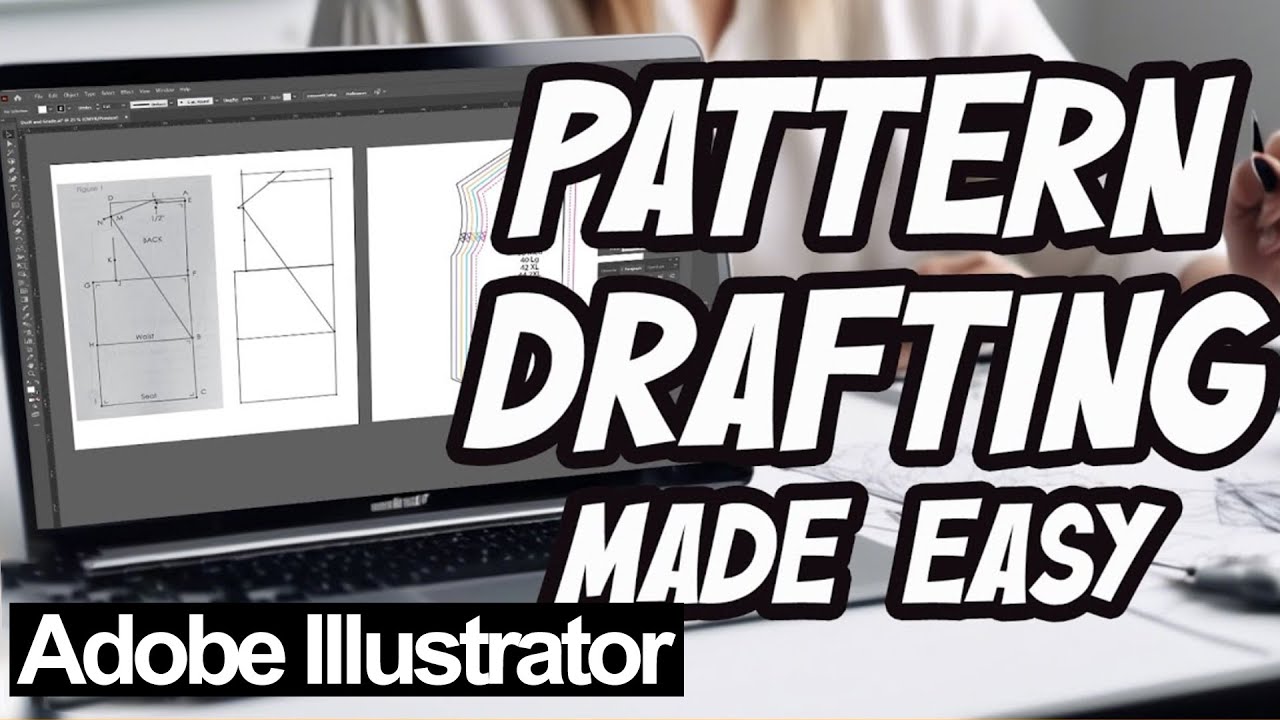 How to Draft Sewing Patterns in Adobe Illustrator (EASY)