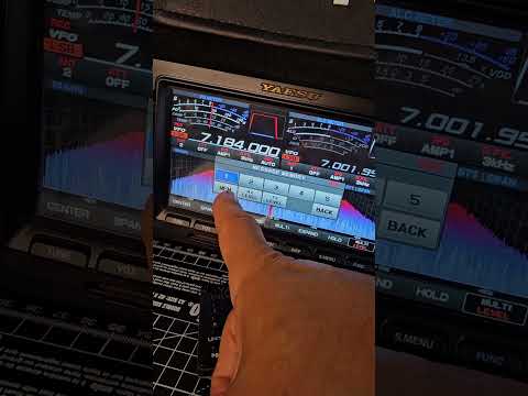 YAESU FT101DX - RECORD AUDIO & PLAYBACK