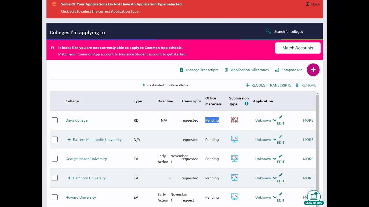 Naviance: Transcript Request Process Video