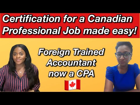 Becoming a Professional in Canada | Getting a Job | Accounting/Finance Career in Canada| CPA Canada
