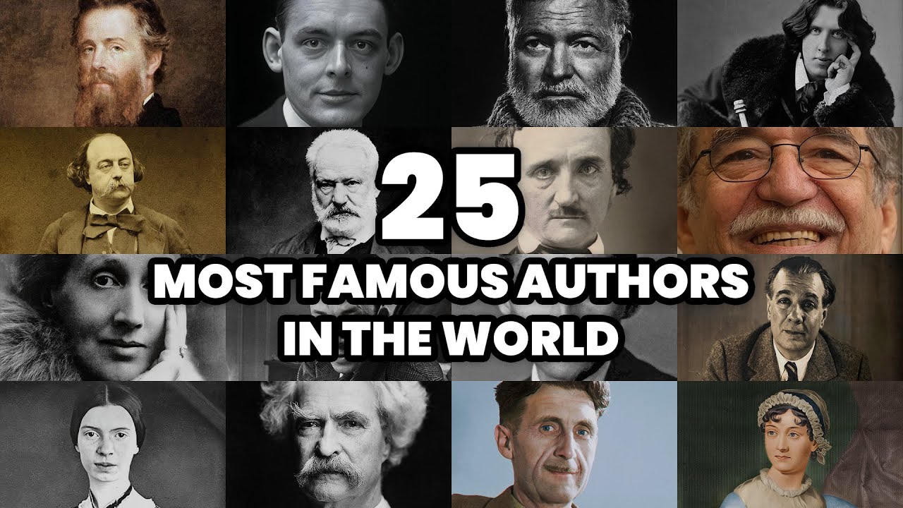 The 25 Most FAMOUS AUTHORS in the WORLD (2025)