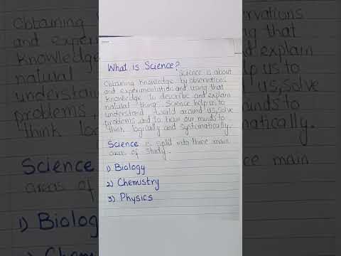 Definition of science |Branches of science #shorts