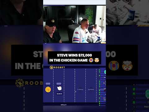STEVE WINS $72,000 IN THE CHICKEN GAME!! π€―π₯π₯ #casino #slots #casinogames