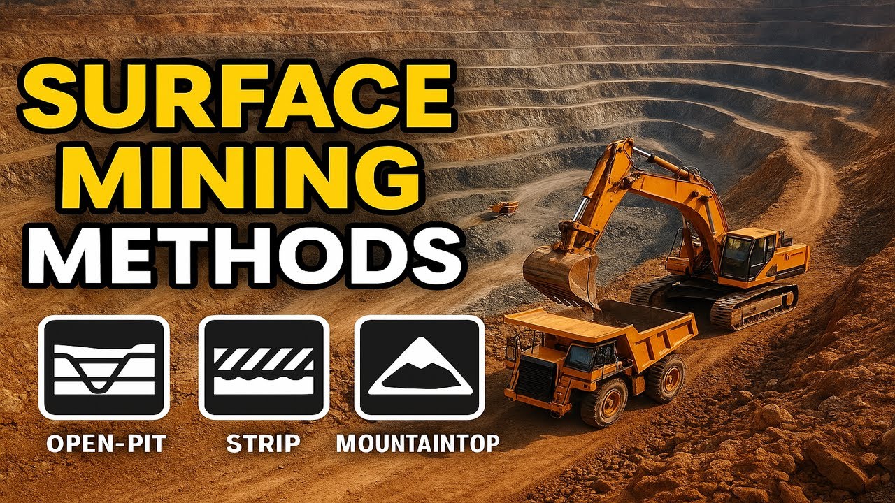 Surface Mining Methods Explained | Open-Pit, Strip and Mountaintop Removal