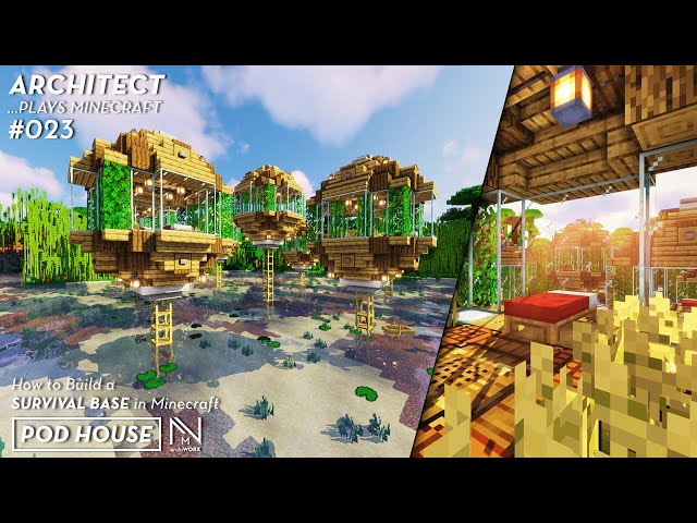 Minecraft POD House Minecraft Map