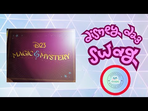 Disney D23 Swag Box 2025. The best mail ever!!!