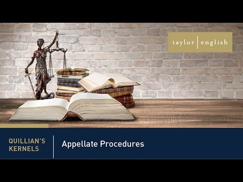 Litigation Fundamentals | Appellate Procedures