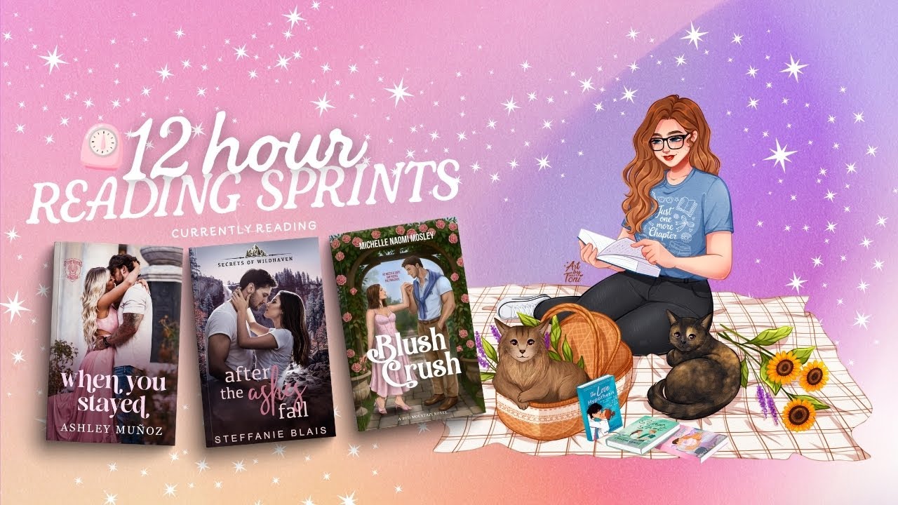 12 HOUR reading & productivity sprints 📚📚