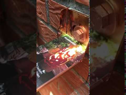 Kupfer Schornstein mit echtem Kupfermantel