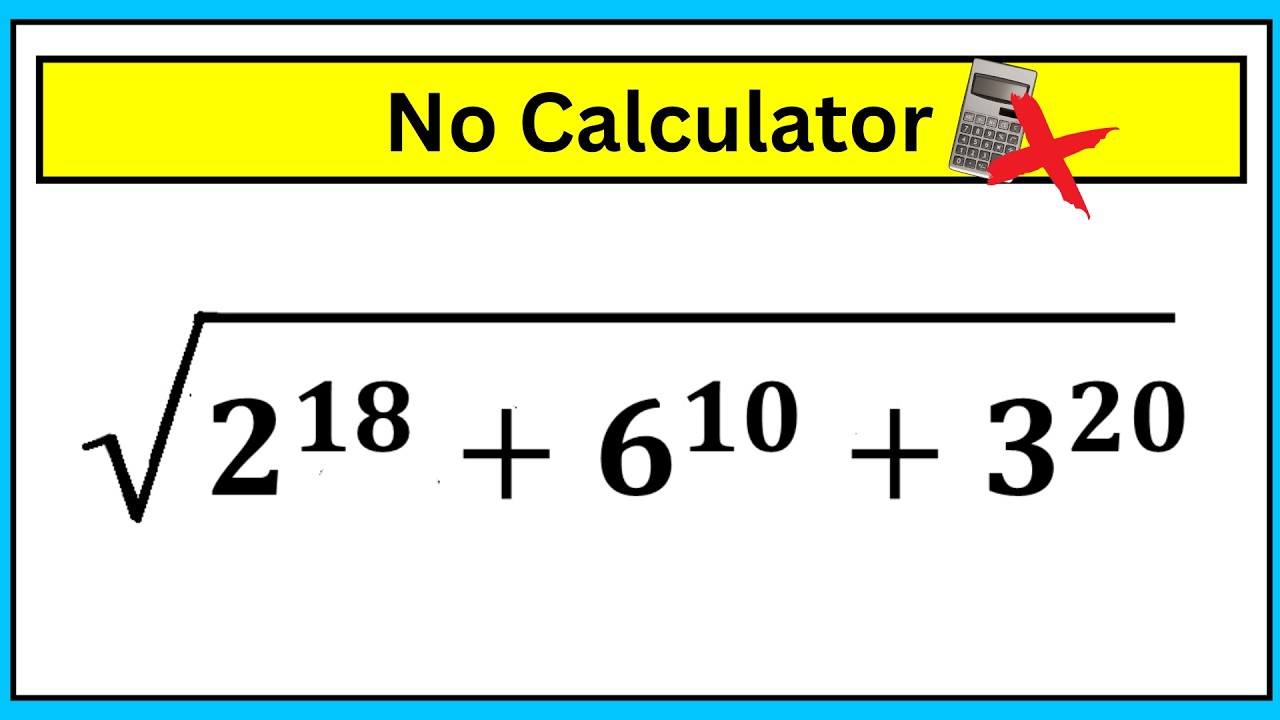 Nice Square Root Math Simplification | No Calculator  | Algebra