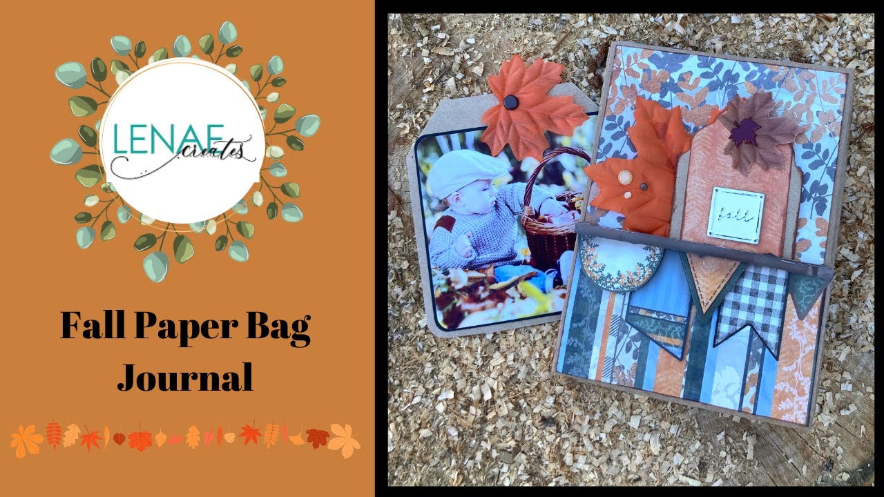 Fall Paper Bag Journal Tutorial  (Giveaway Ended)