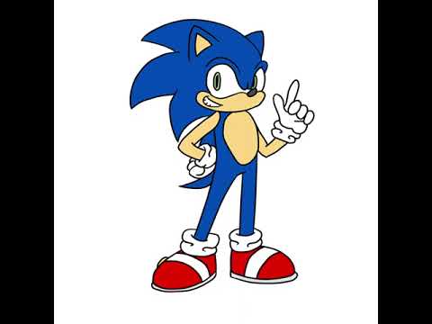 🖍️ How To Draw Sonic (printable PDF included in video) 🥰 Step by Step