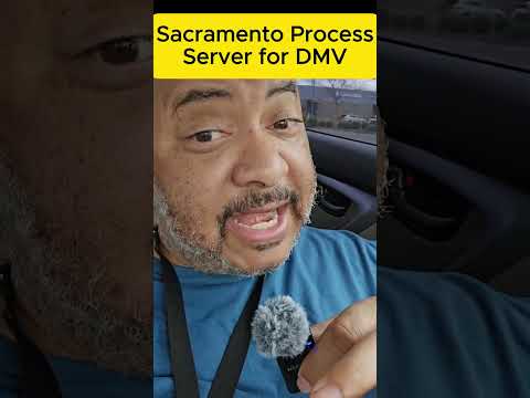 California Department of Motor Vehicle (DMV) Process Server Sacramento #dmvsubpoena