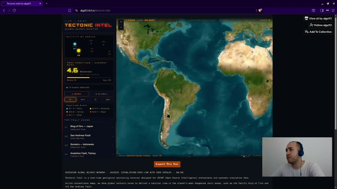 TECTONIC INTEL // Global Seismic Surveillance System