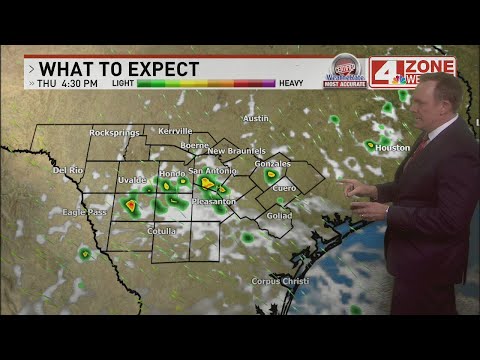 Slight chance of showers on Thursday as the sea breeze moves inland