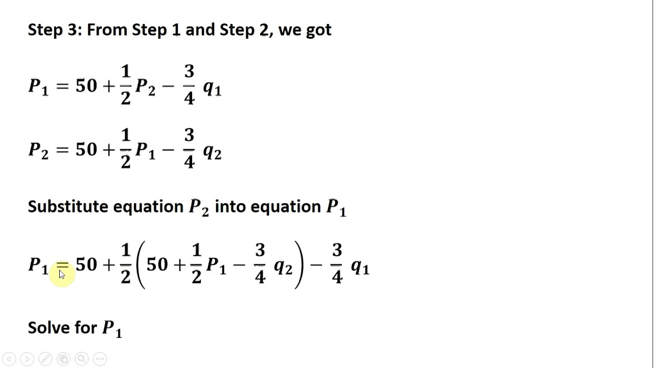 Cournot with Differentiated Products