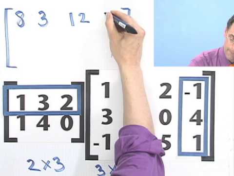 Multiplying a Matrix by Another Matrix - Expii