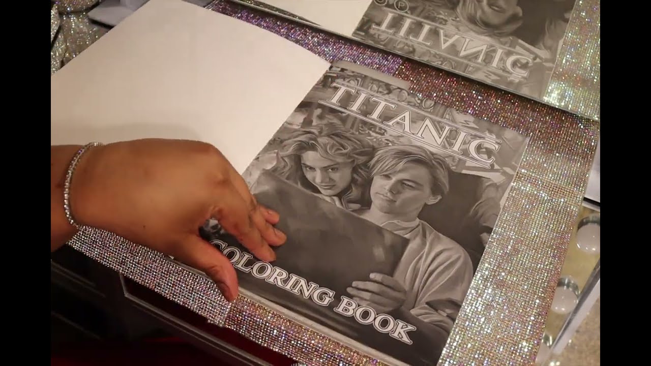 Titanic by Gunnar Rausch Adult Coloring Book Flip-Thru