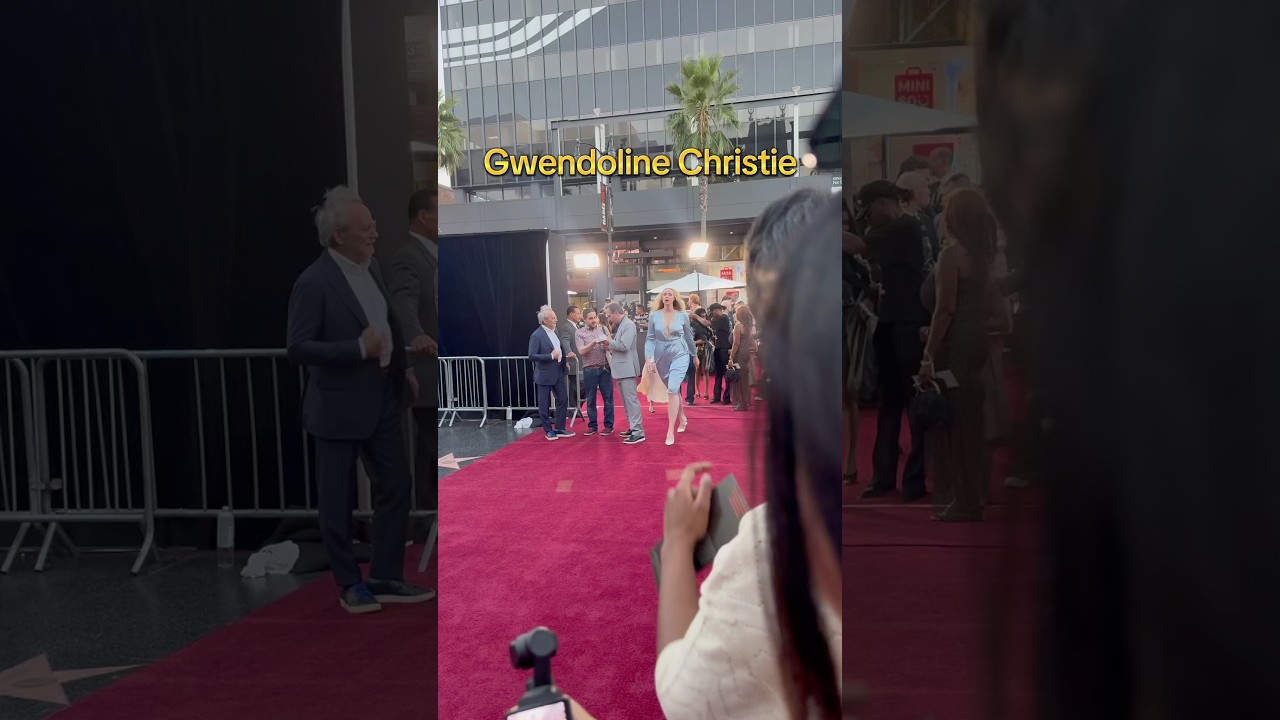 Gwendoline Christie just redefined elegance, absolutely stunning ✨
