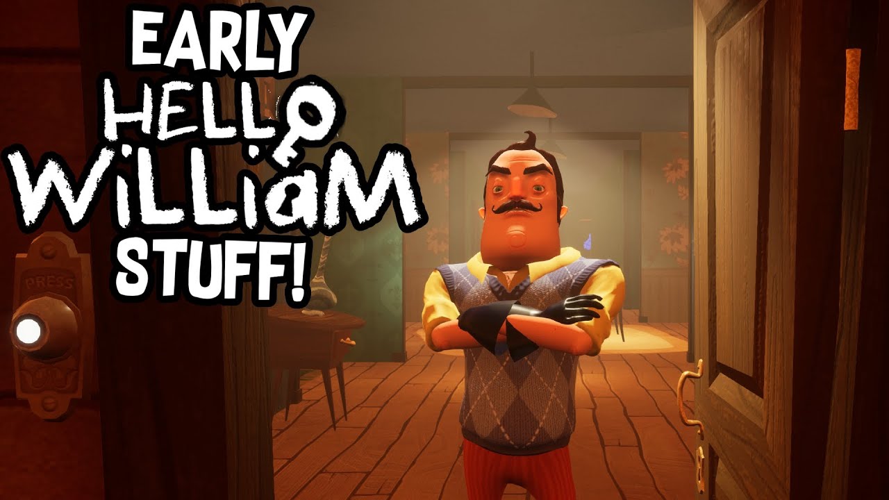 Early Hello William Demo Build 1 Stuff (Hello Neighbor Mod)